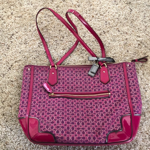 Coach | Bags | Coach Pink Shoulder Bag | Poshmark